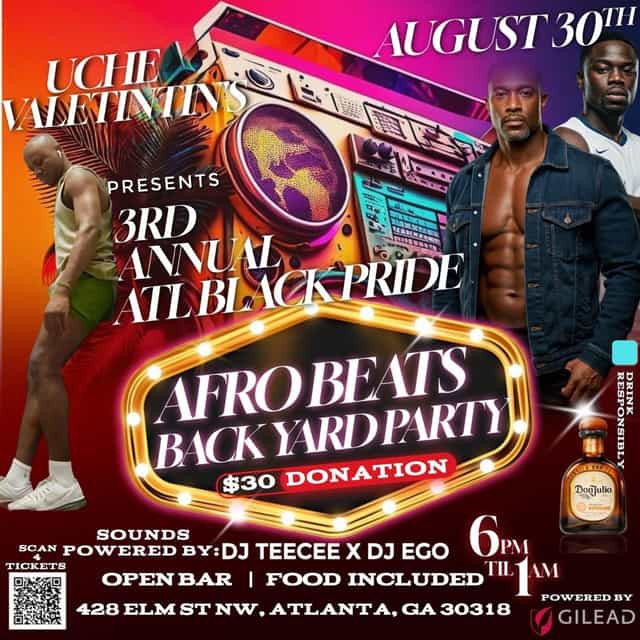Valentine Uche’s 3rd Annual ATL Black Pride Afrobeat Party | Hosted by FamousValEvents | Sat ...