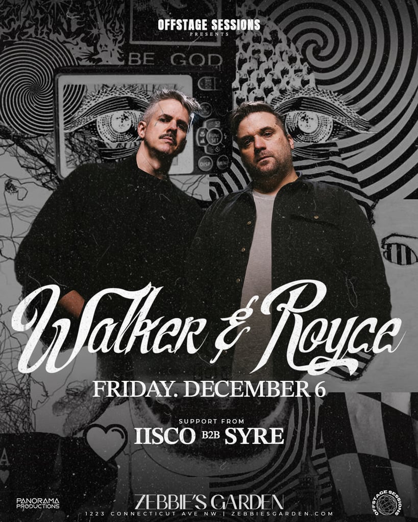 Walker & Royce | Presented by OffStage Sessions | Zebbie's Garden | Fri, Dec 6, 2024 | Zebbies ...